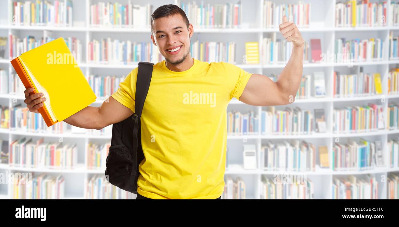 Student success successful banner strong power library people learning ...