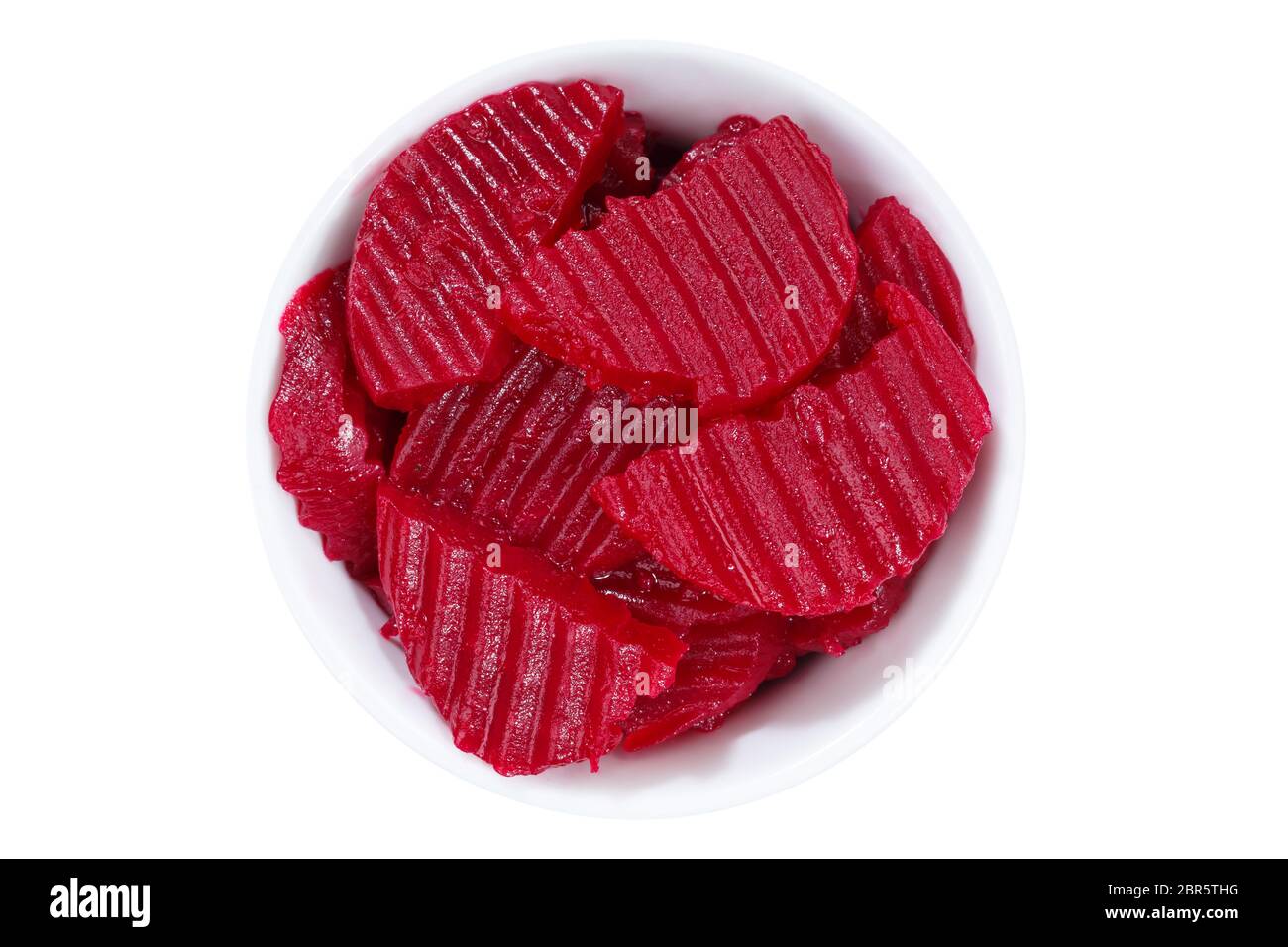 Beetroot from above bowl isolated on a white background Stock Photo - Alamy