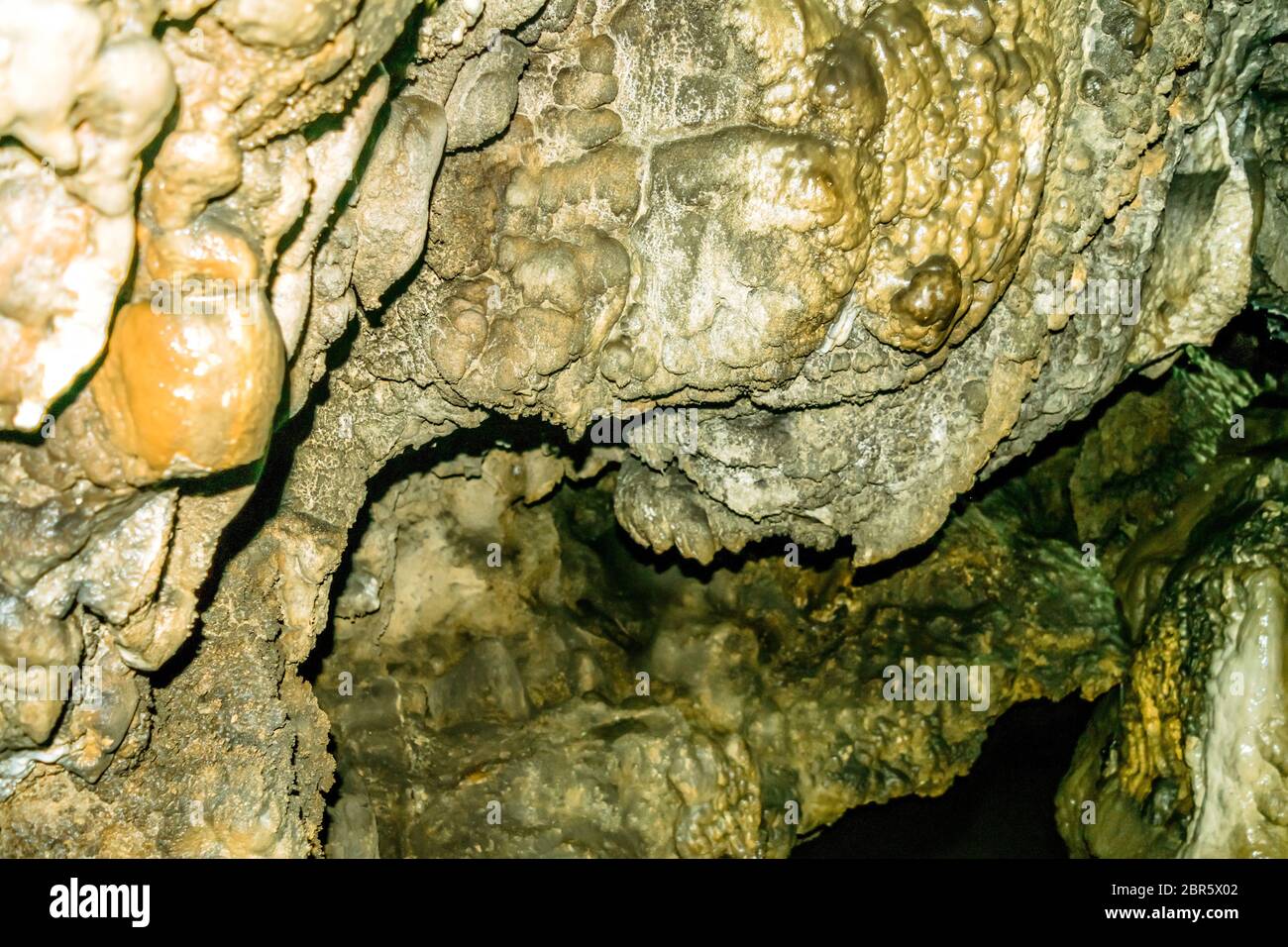 Cave wall rock formation. Abstract nature color background concept ...