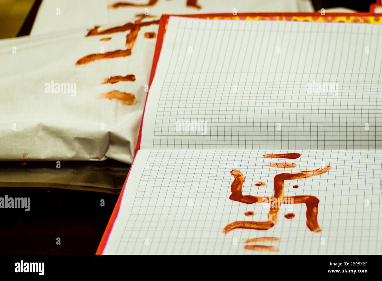 The swastika, a geometrical figure and an ancient religious icon, used ...