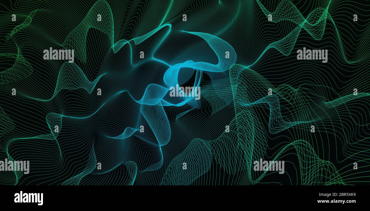 Energy Technology Industry and Ripple Effect Pattern Stock Photo - Alamy