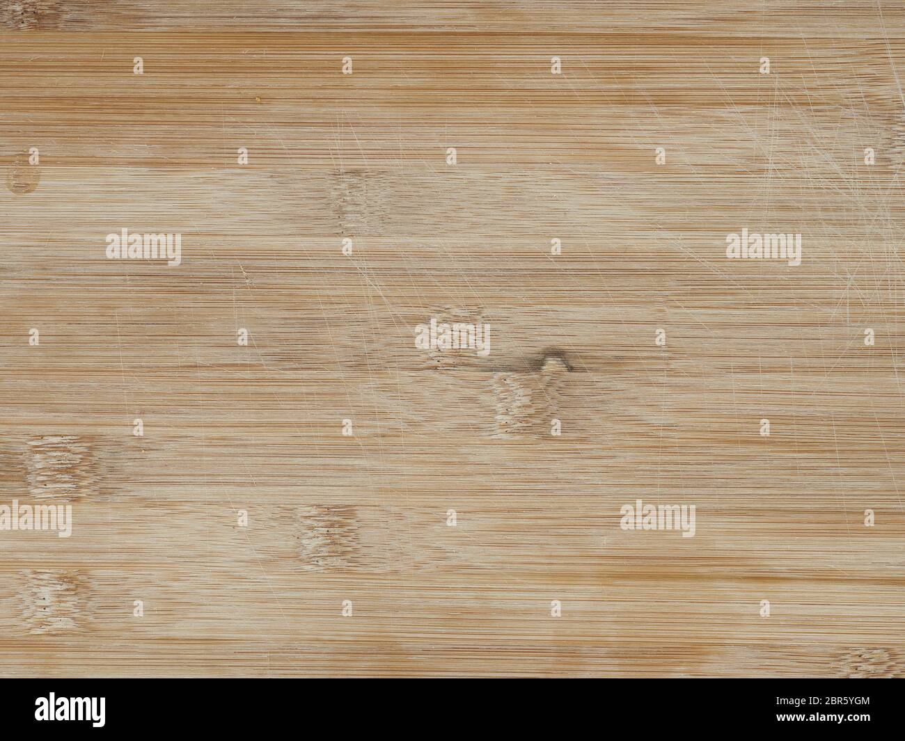 Scratched bamboo cutting board texture using as background Stock Photo ...