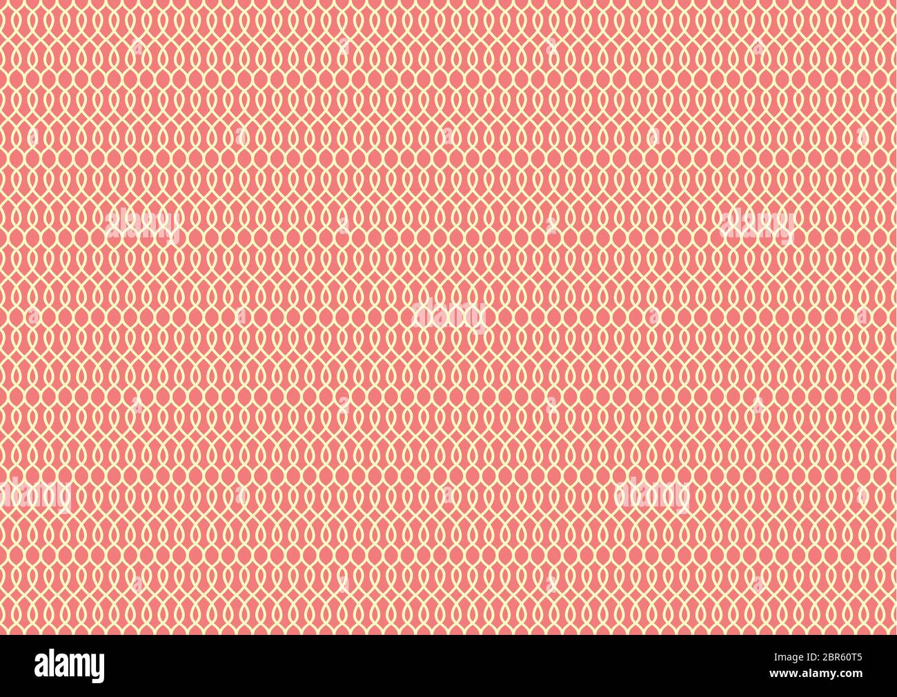 Retro and classic seamless pattern on pastel color such as net, heart ...