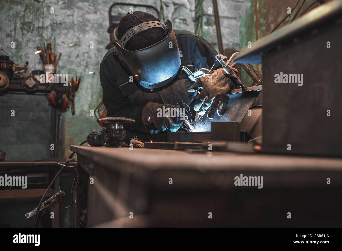 Welding tools in steel fabrication hi-res stock photography and images ...