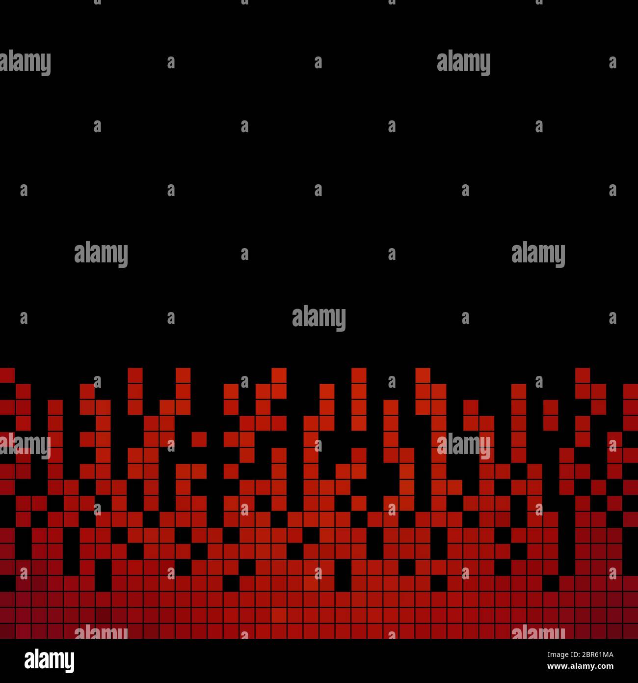 abstract square pixel mosaic background - red Stock Photo - Alamy
