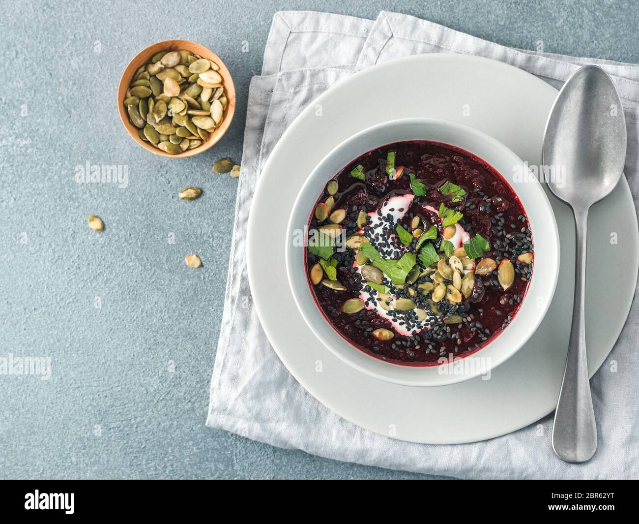 Ideas recipes for healthy soup - Beetroot and ginger soup puree. Clean ...