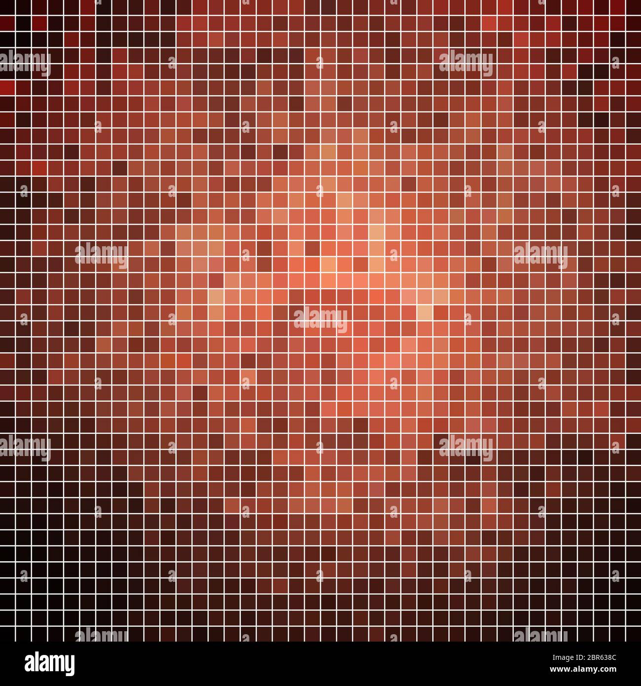 abstract square pixel mosaic background - red Stock Photo - Alamy