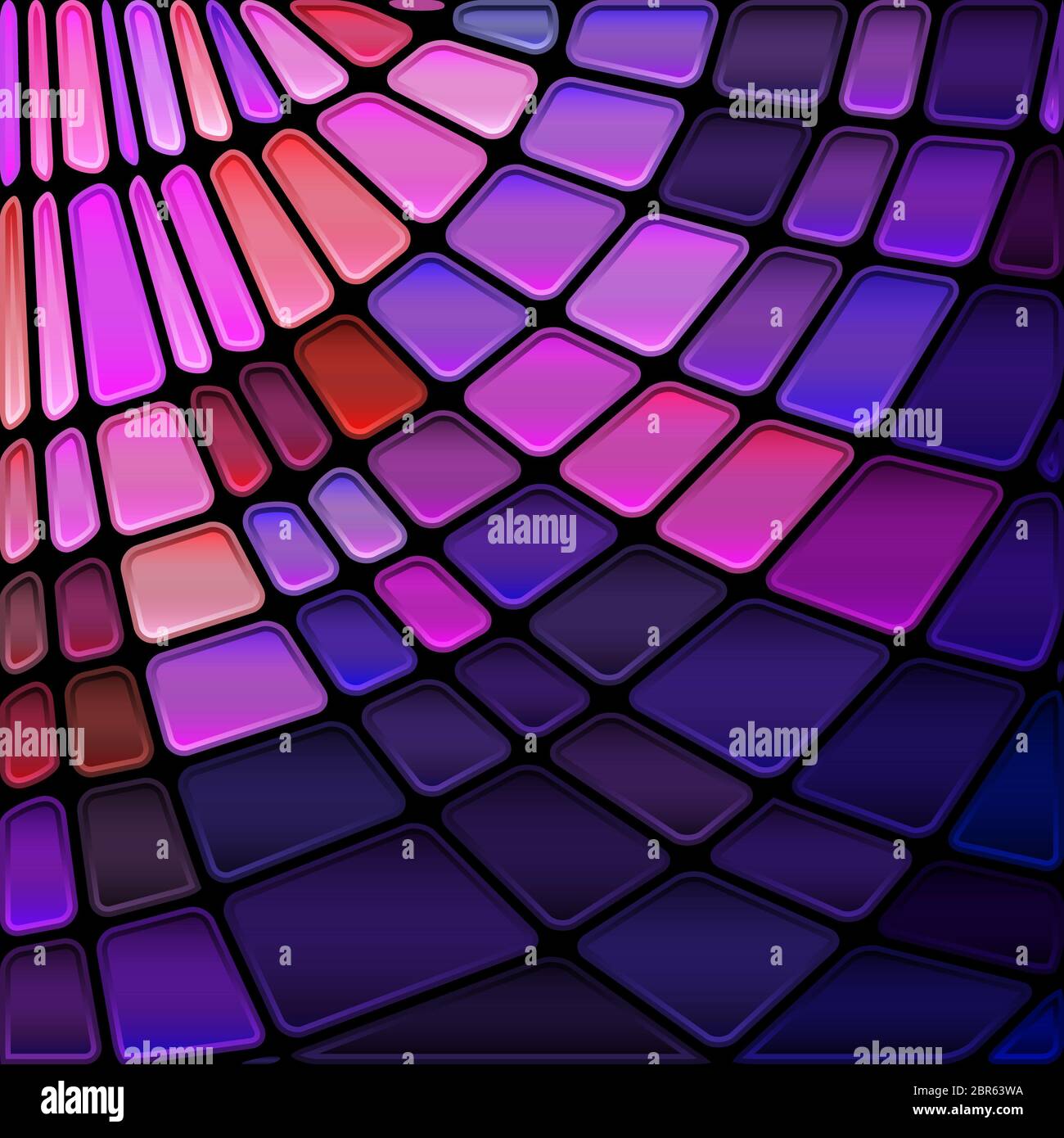 abstract stained-glass mosaic background - purple and violet Stock ...