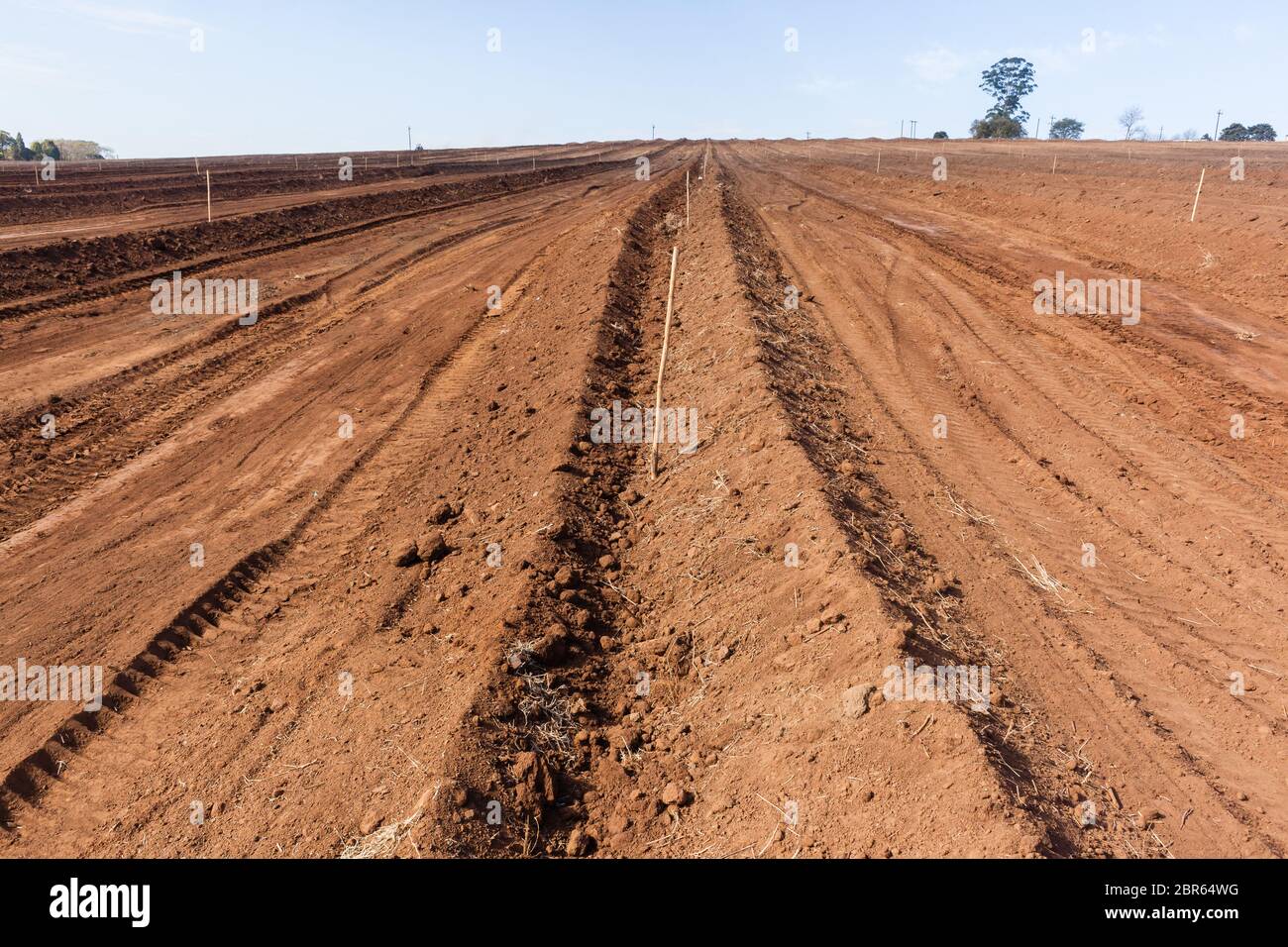 Plowed farm field closeup earth soil detail agriculture background ...