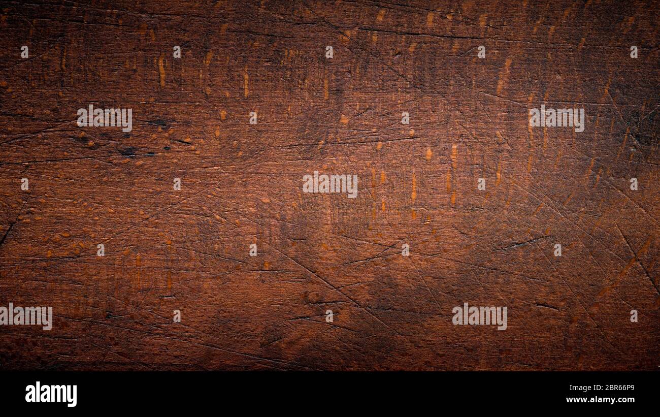 Dark Brown Wood Texture with Scratches Stock Photo - Alamy