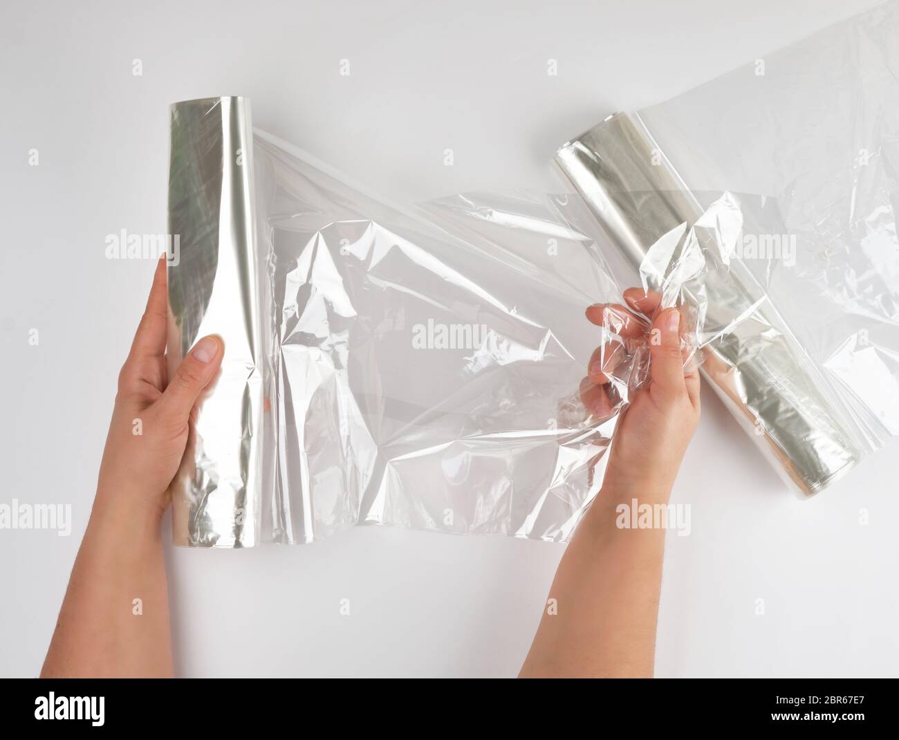 Plastic food wrap hi-res stock photography and images - Alamy