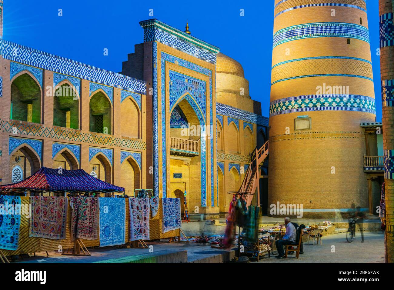 Historic architecture of Itchan Kala, walled inner town of the city of ...