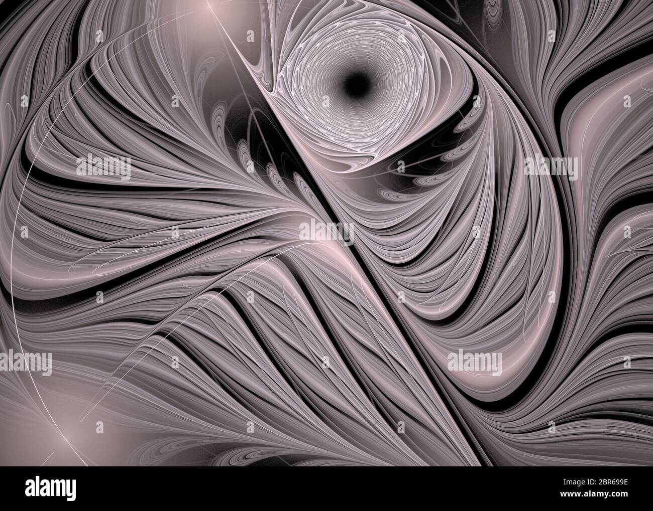 Fractal dynamic spiral computer-generated image for use as a background ...