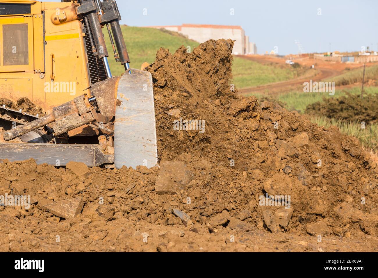 Dozer landfill hi-res stock photography and images - Alamy