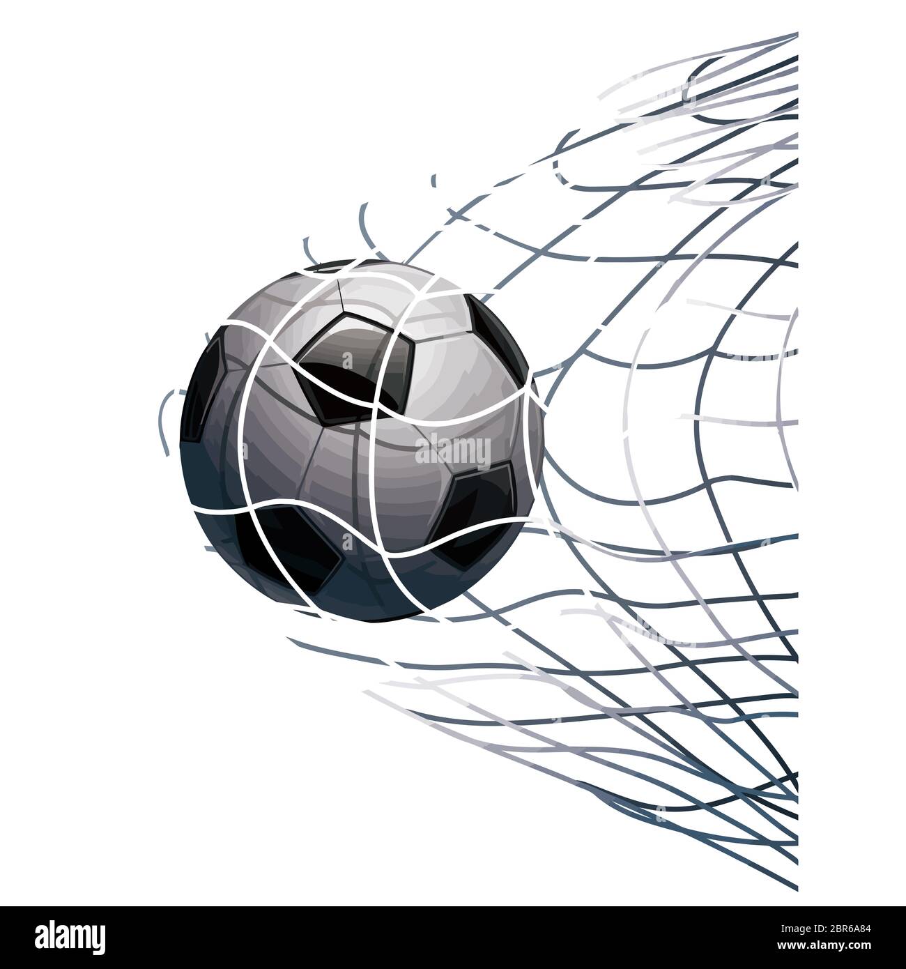 Soccer netting Cut Out Stock Images & Pictures - Alamy
