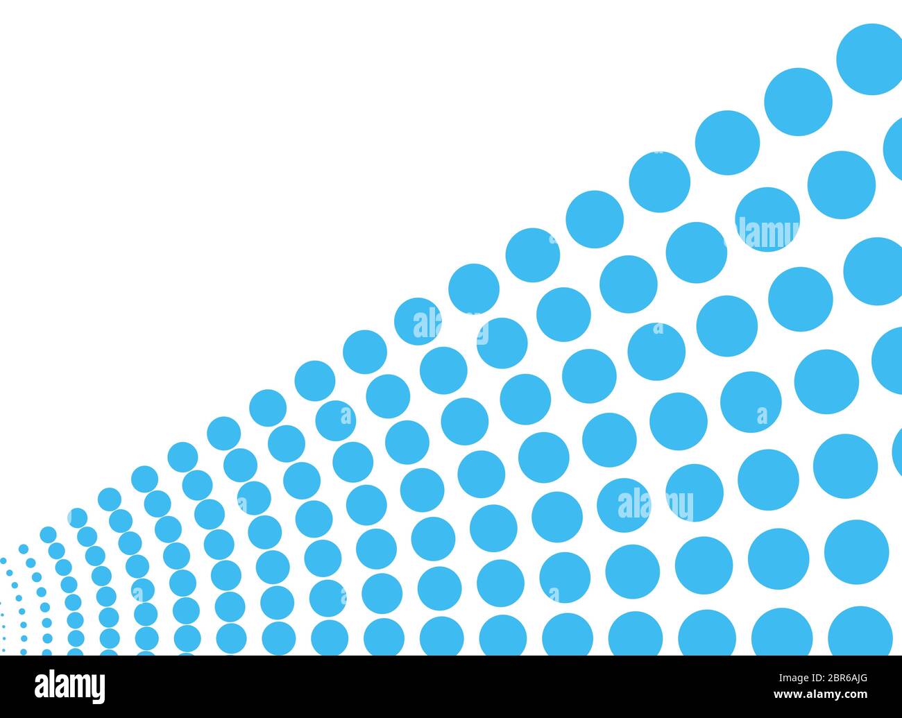 Abstract background texture: Small and big light blue dots on white ...