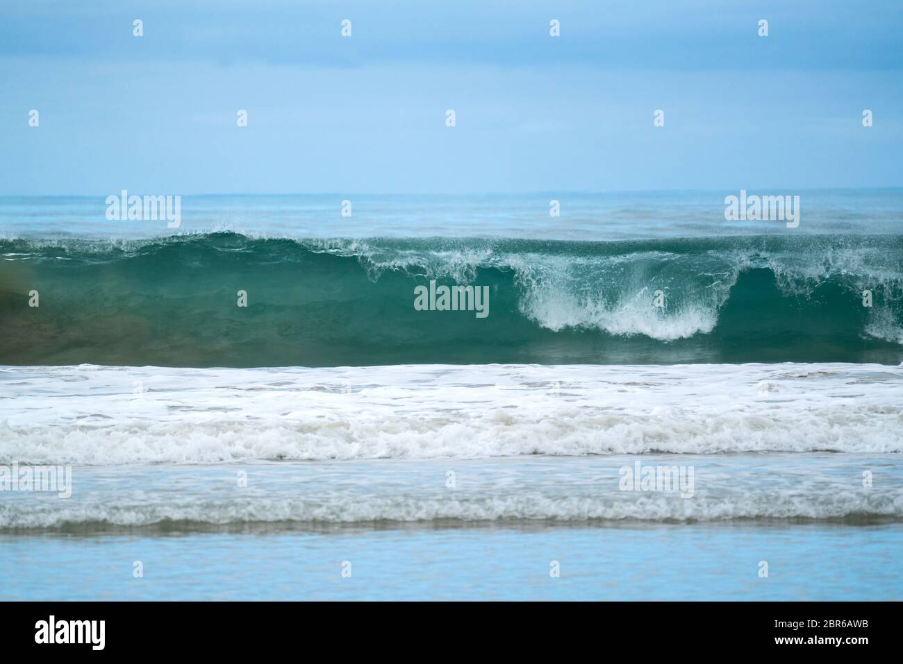scene of the ocean with small waves Stock Photo - Alamy