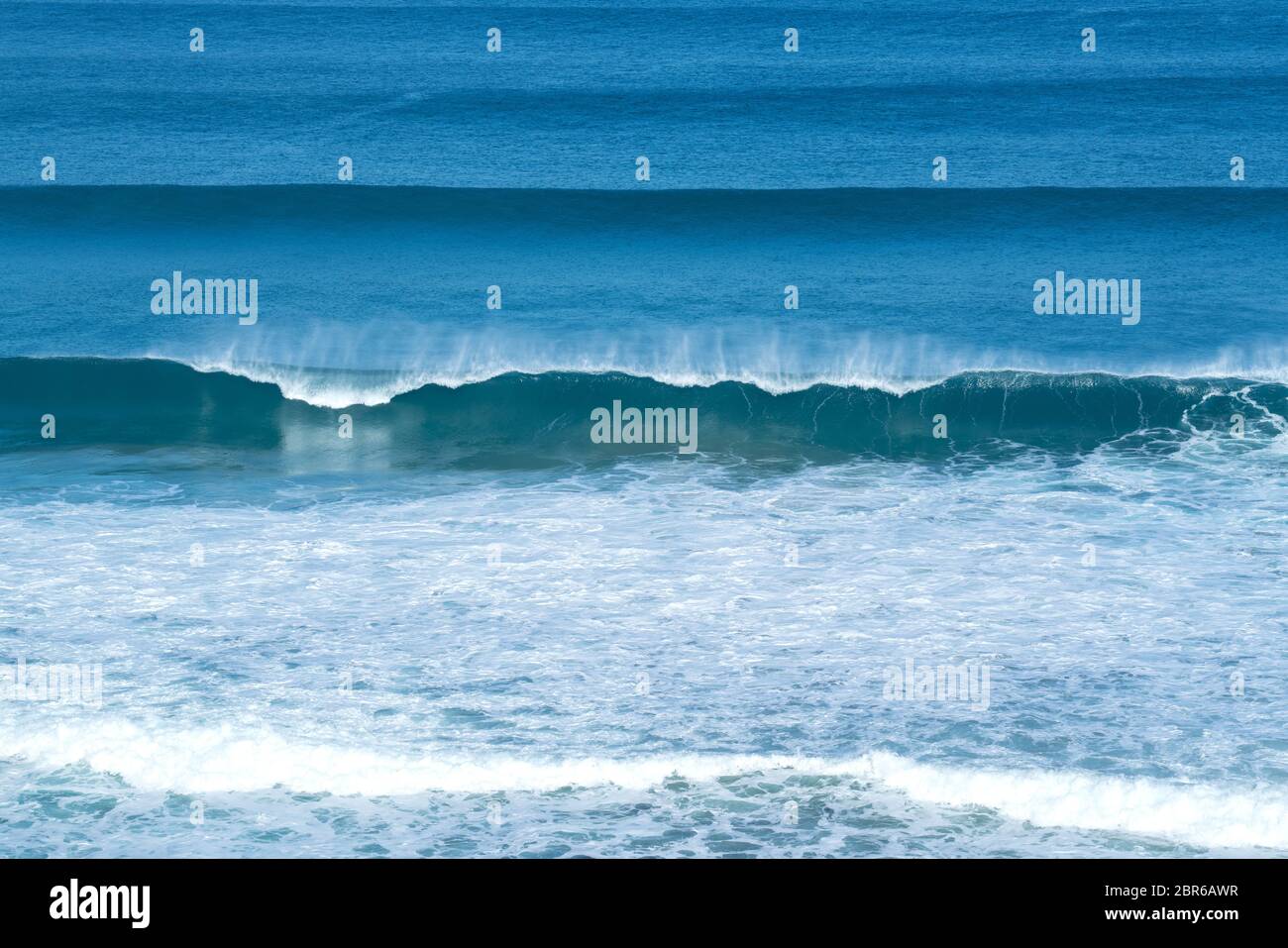 scene of the ocean with small waves Stock Photo - Alamy