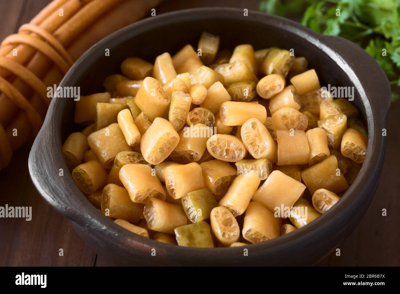Chilean cochayuyo (lat. Durvillaea antarctica) or bull kelp edible ...