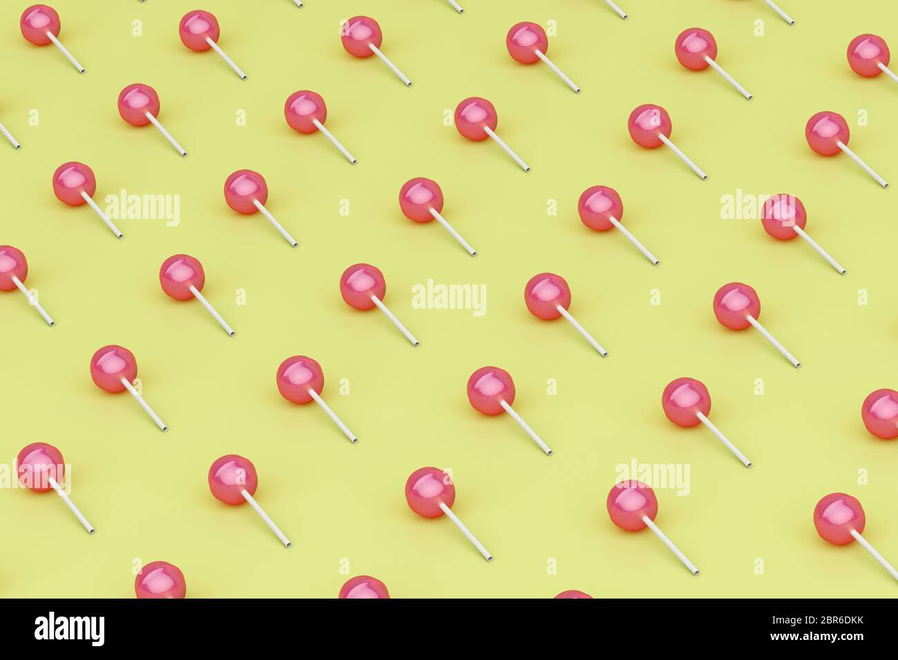Many rows with sweet lollipops Stock Photo - Alamy
