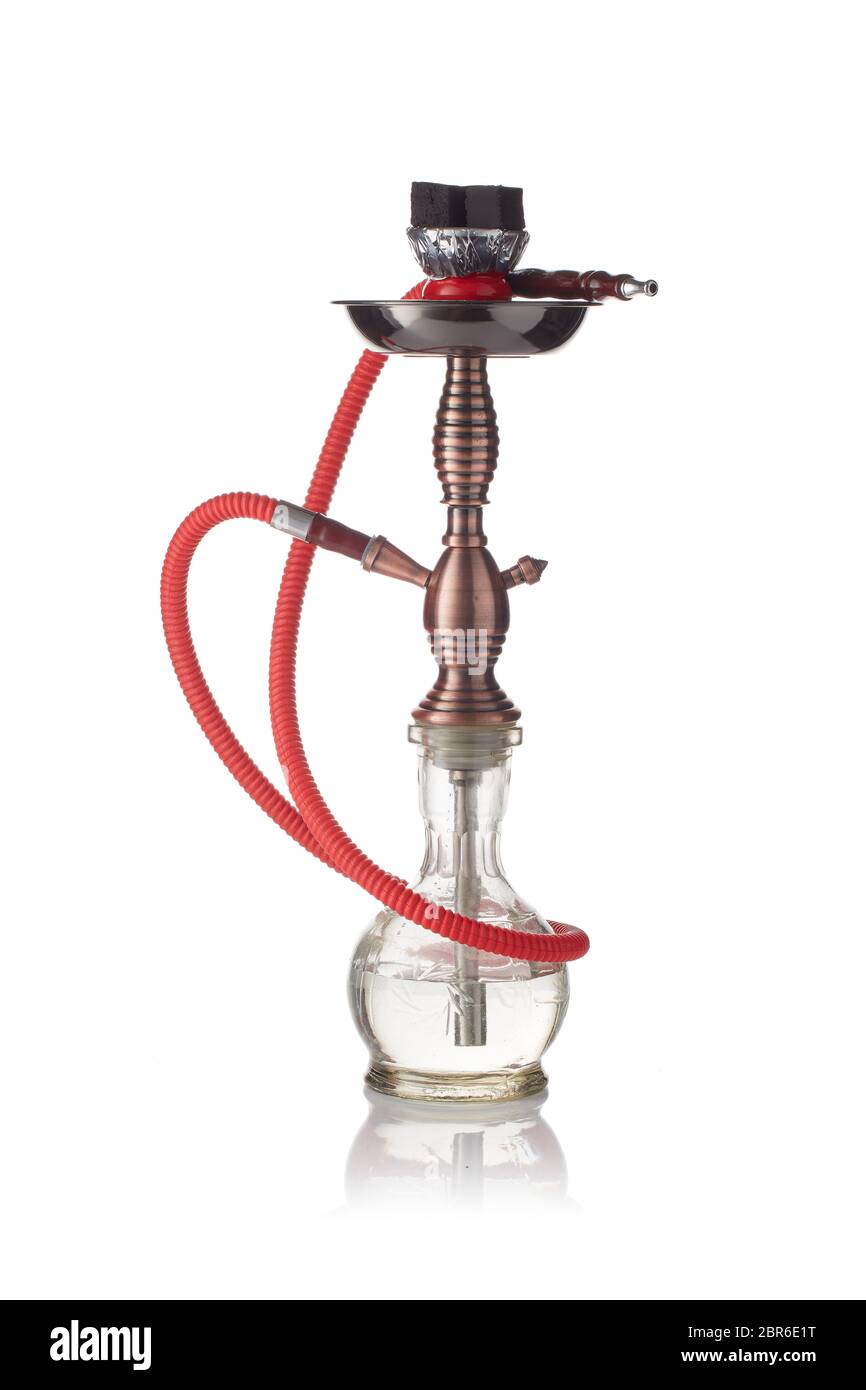 Turkish hookah (shisha) isolated on a white background Stock Photo - Alamy