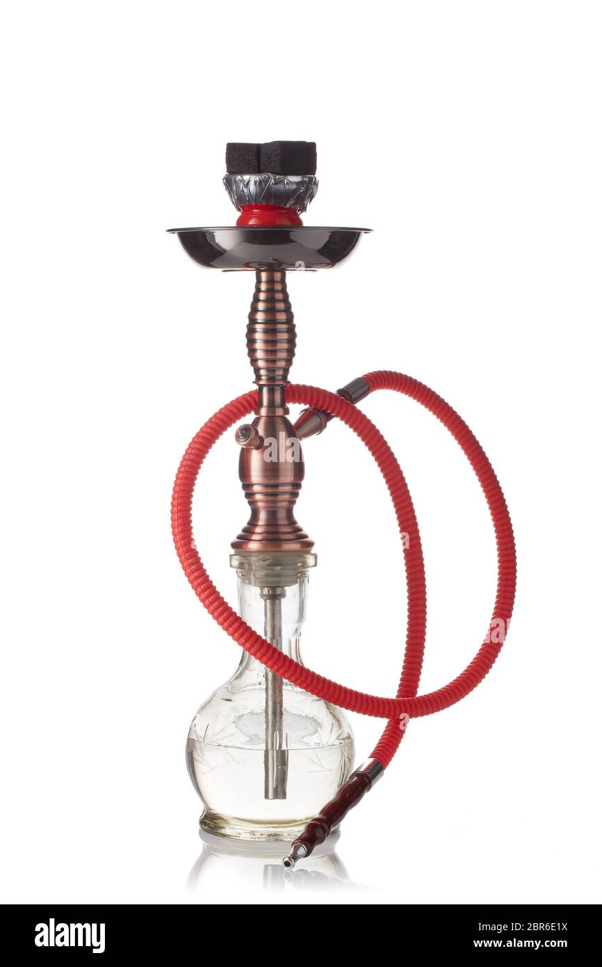 Turkish hookah (shisha) isolated on a white background Stock Photo - Alamy