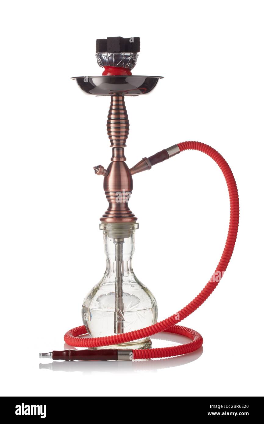 Turkish hookah (shisha) isolated on a white background Stock Photo - Alamy