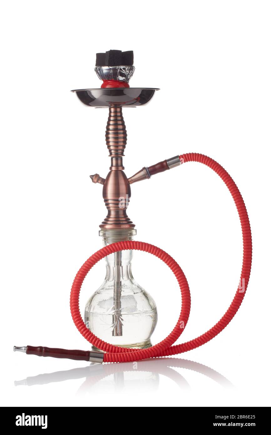 Turkish hookah (shisha) isolated on a white background Stock Photo - Alamy