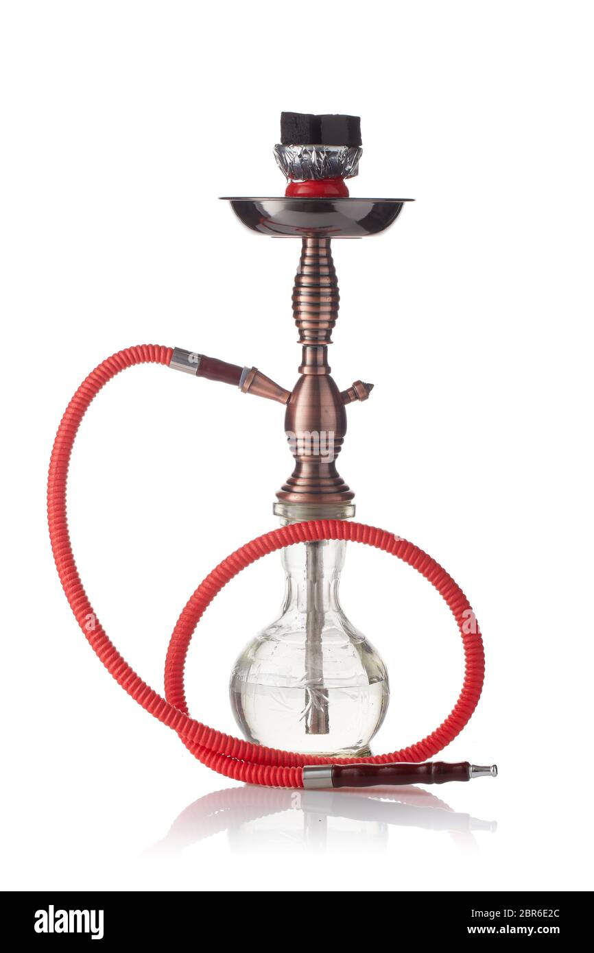 Turkish hookah (shisha) isolated on a white background Stock Photo - Alamy