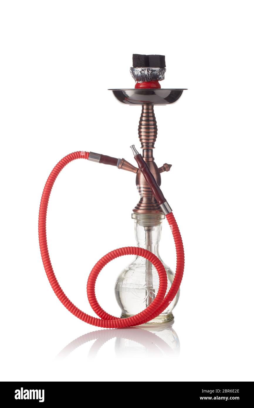 Turkish hookah (shisha) isolated on a white background Stock Photo - Alamy