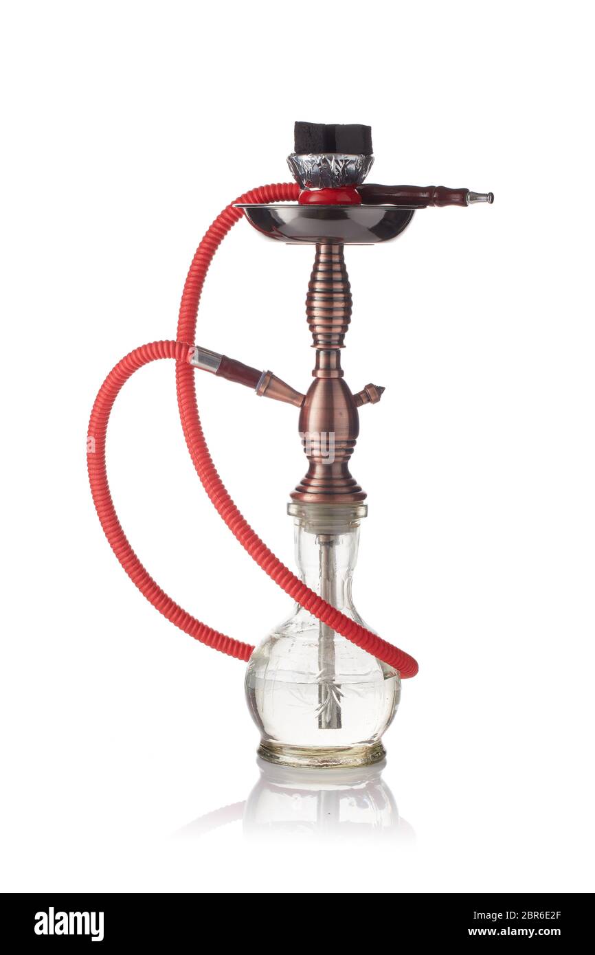 Turkish hookah (shisha) isolated on a white background Stock Photo - Alamy