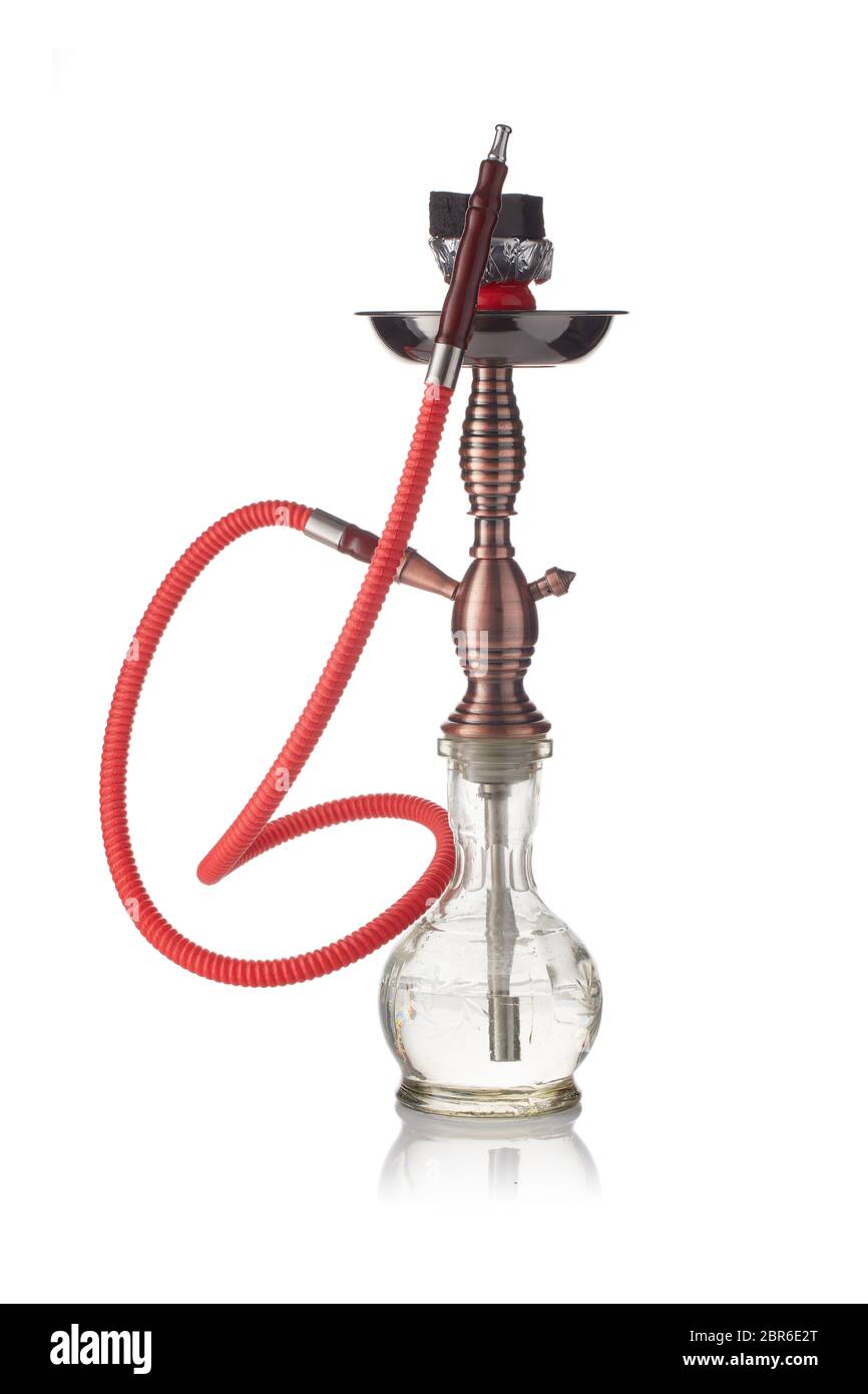 Turkish hookah (shisha) isolated on a white background Stock Photo - Alamy