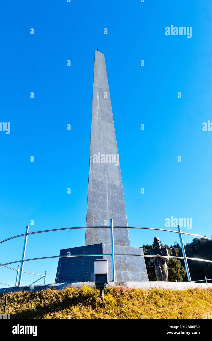 Batasia Loop, Darjeeling, 2 Jan 2019: View of Batasia loop war memorial ...
