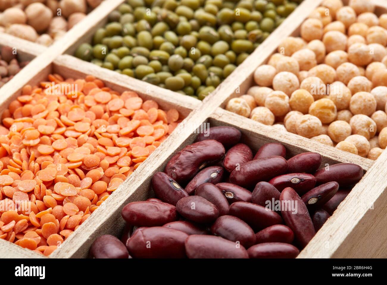 Background from various kinds legumes. Different varieties of legumes ...