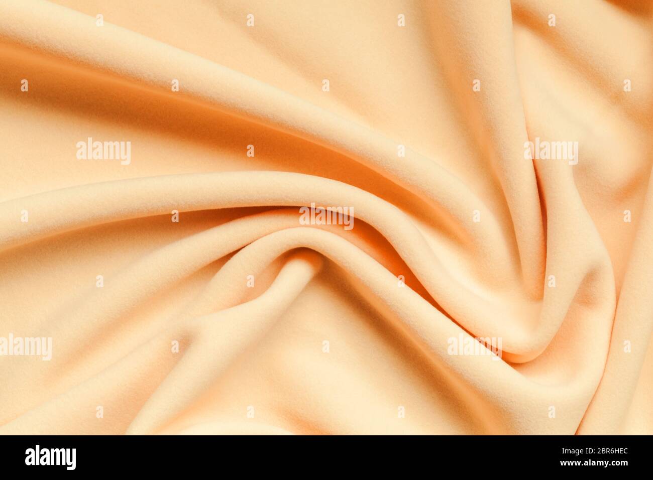 Background texture of yellow fleece, soft napped insulating fabric made ...