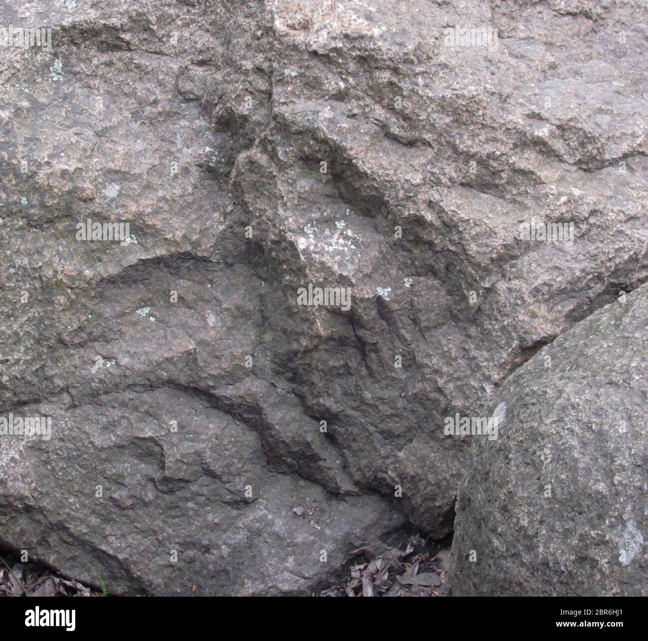 large rock gray granite stone Stock Photo - Alamy