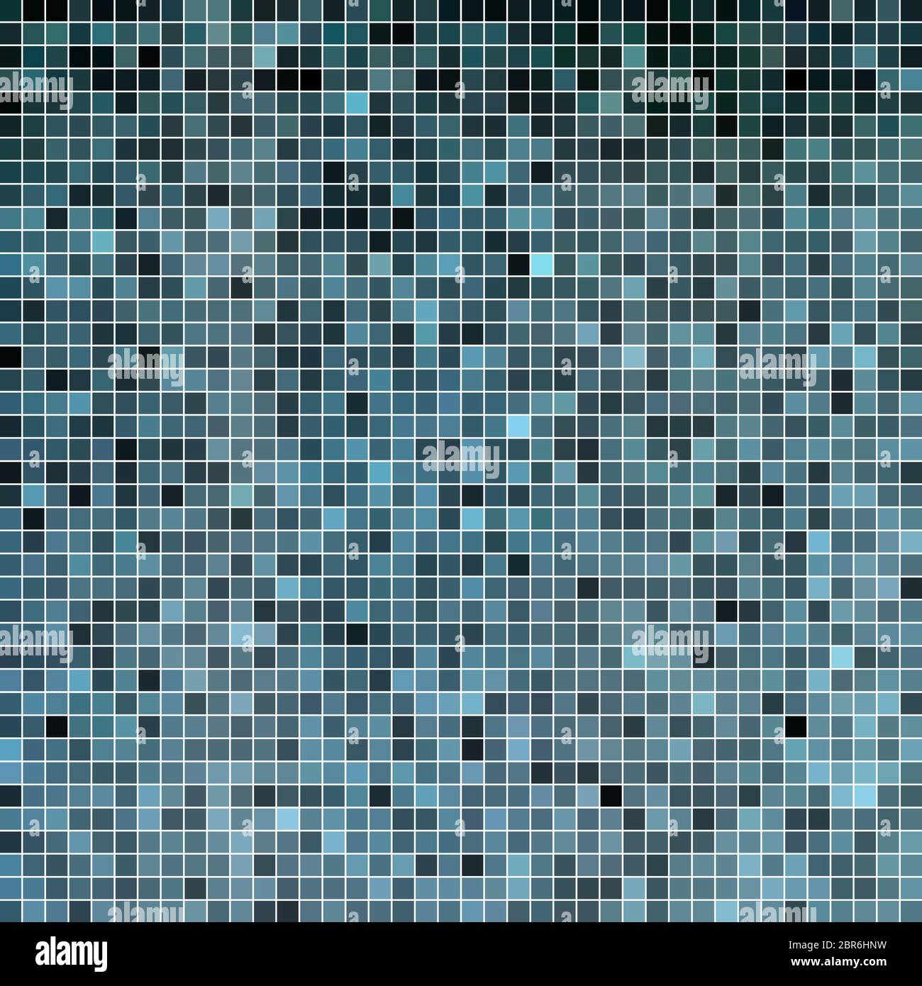 abstract square pixel mosaic background - blue Stock Photo - Alamy