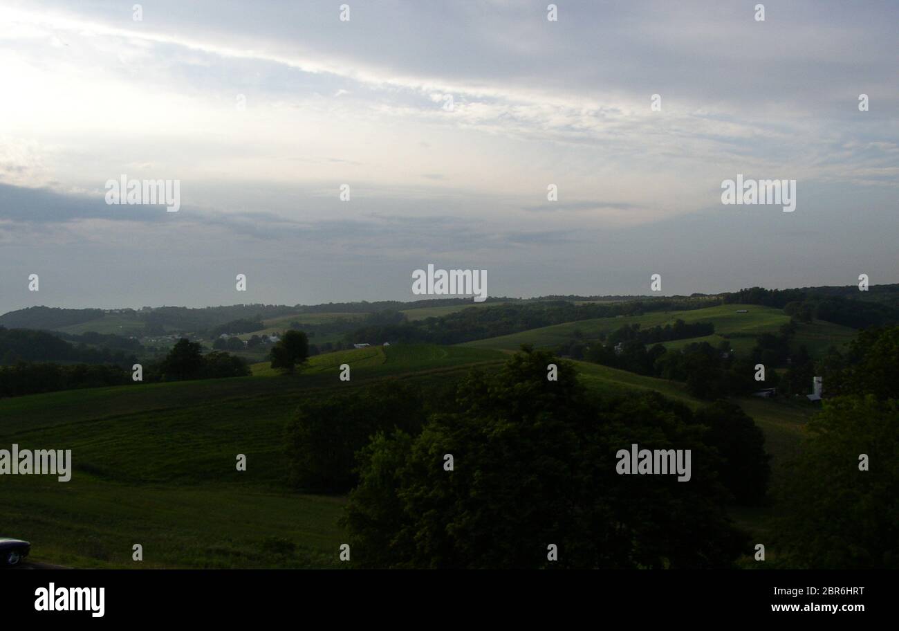 Amish Country Evening Stock Photo - Alamy