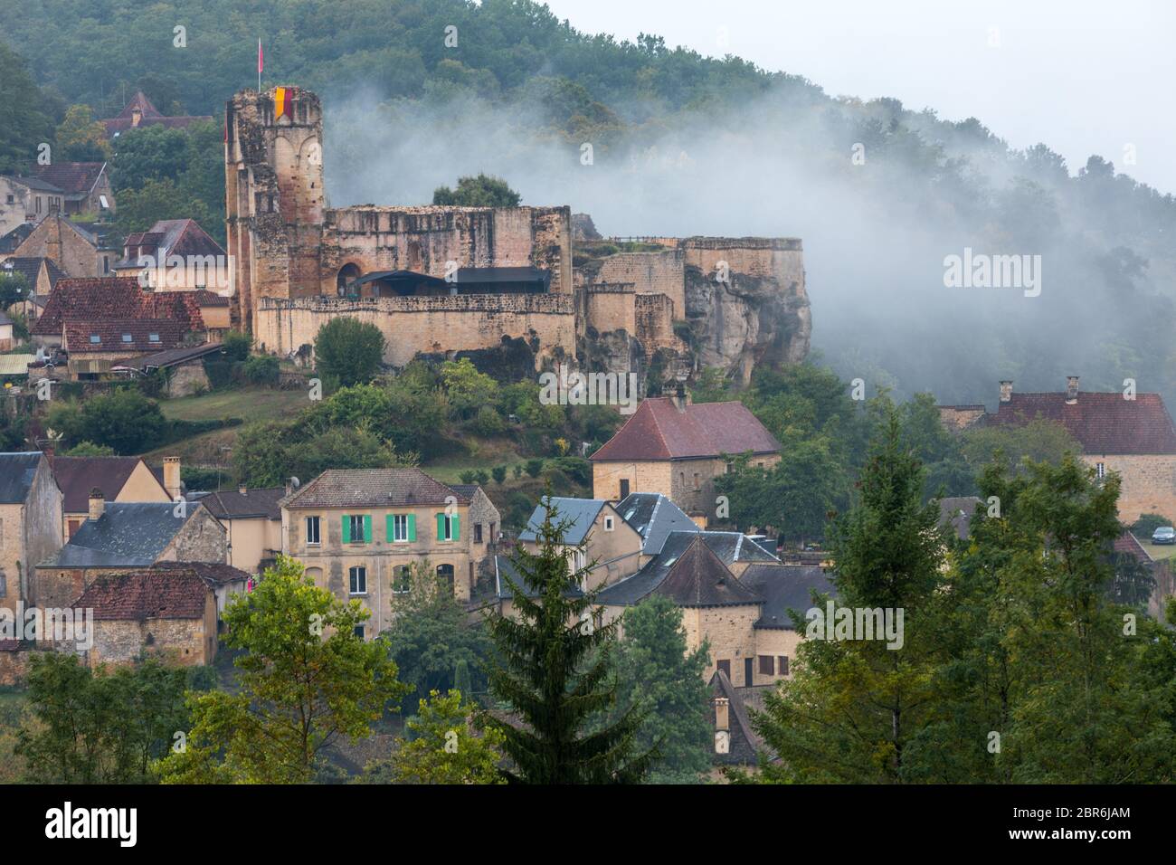 The Village of Carlux in Dordogne valley, Aquitaine, France Stock Photo ...