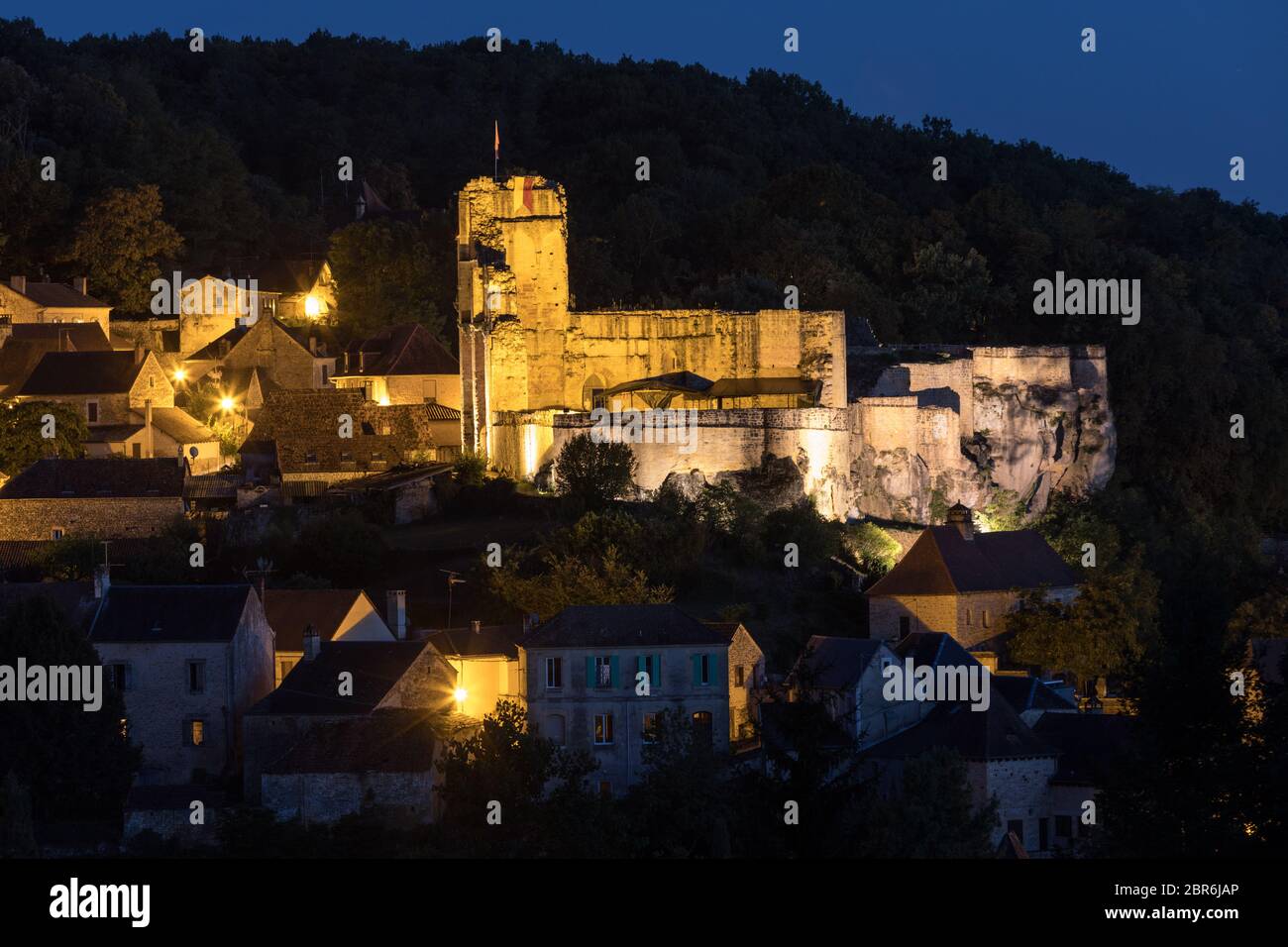 The Village of Carlux in Dordogne valley, Aquitaine, France Stock Photo ...