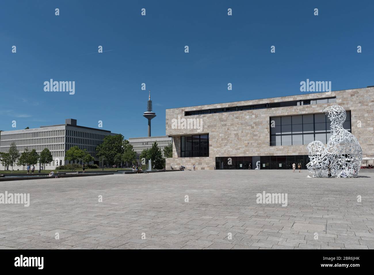 building of the campus westend of the goethe university frankfurt ...
