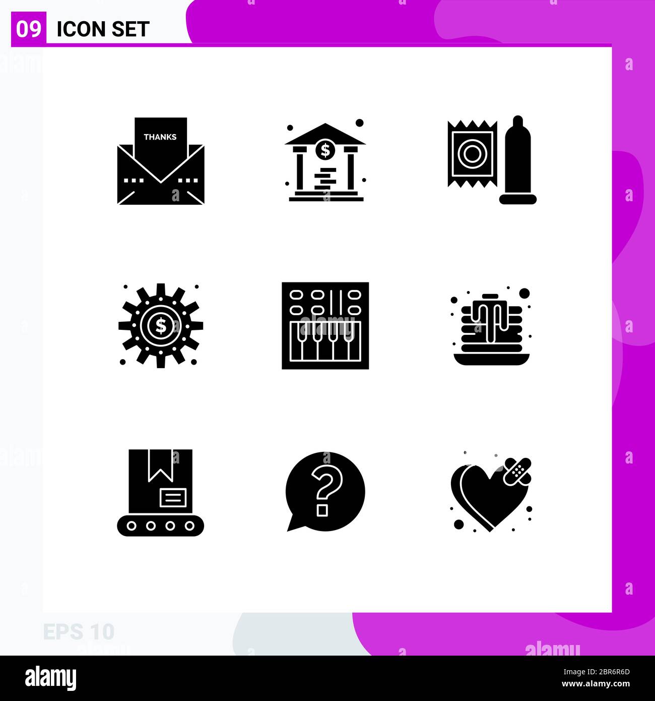 Money symbols cogs hi-res stock photography and images - Alamy