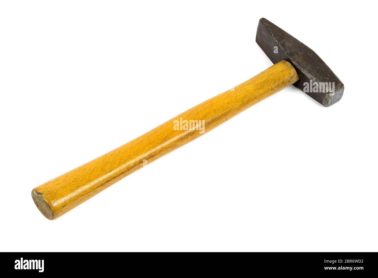 Old rusty hammer isolated on white background with clipping path Stock ...