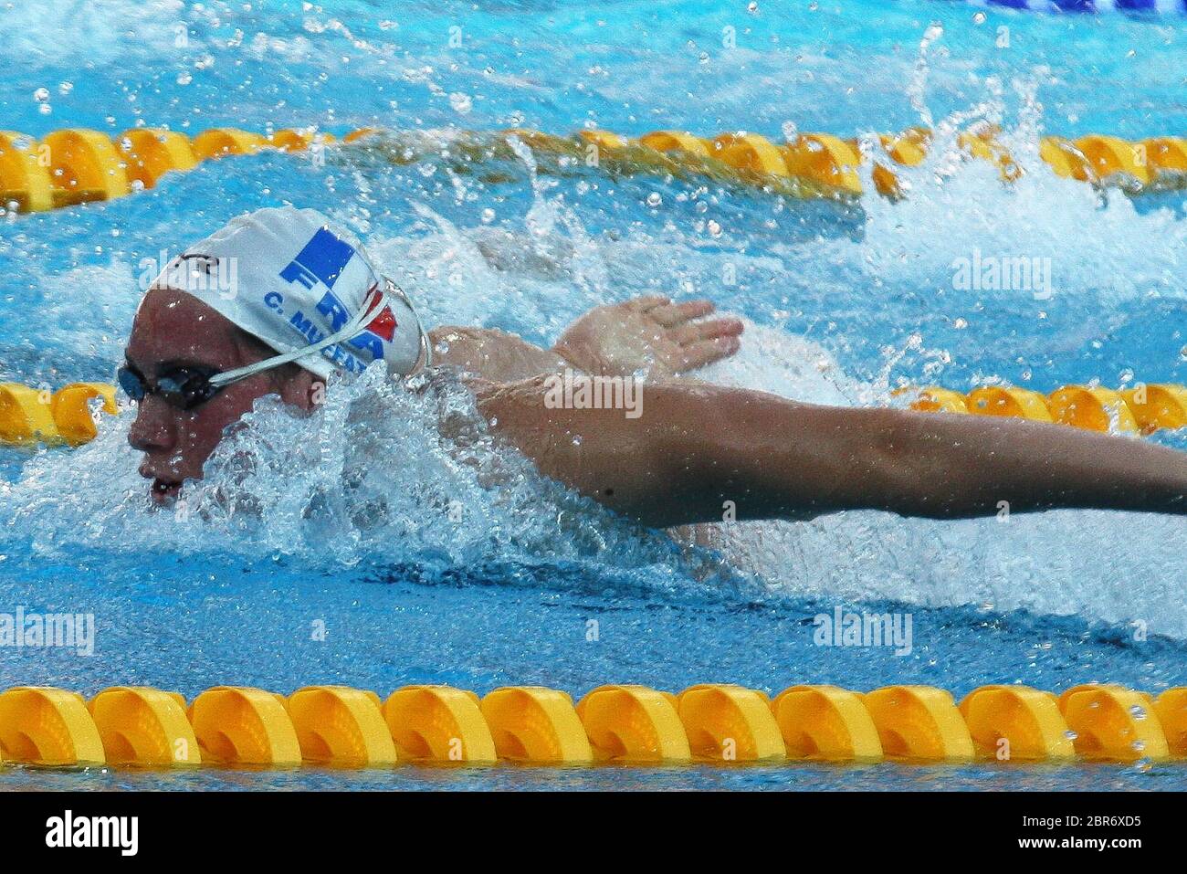 Camille Muffat of French in 1/2 Final 200 M Medley Women during the ...