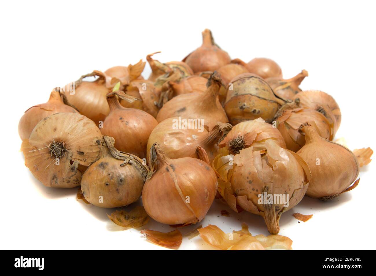 pile of natural onions with some small defects Stock Photo - Alamy