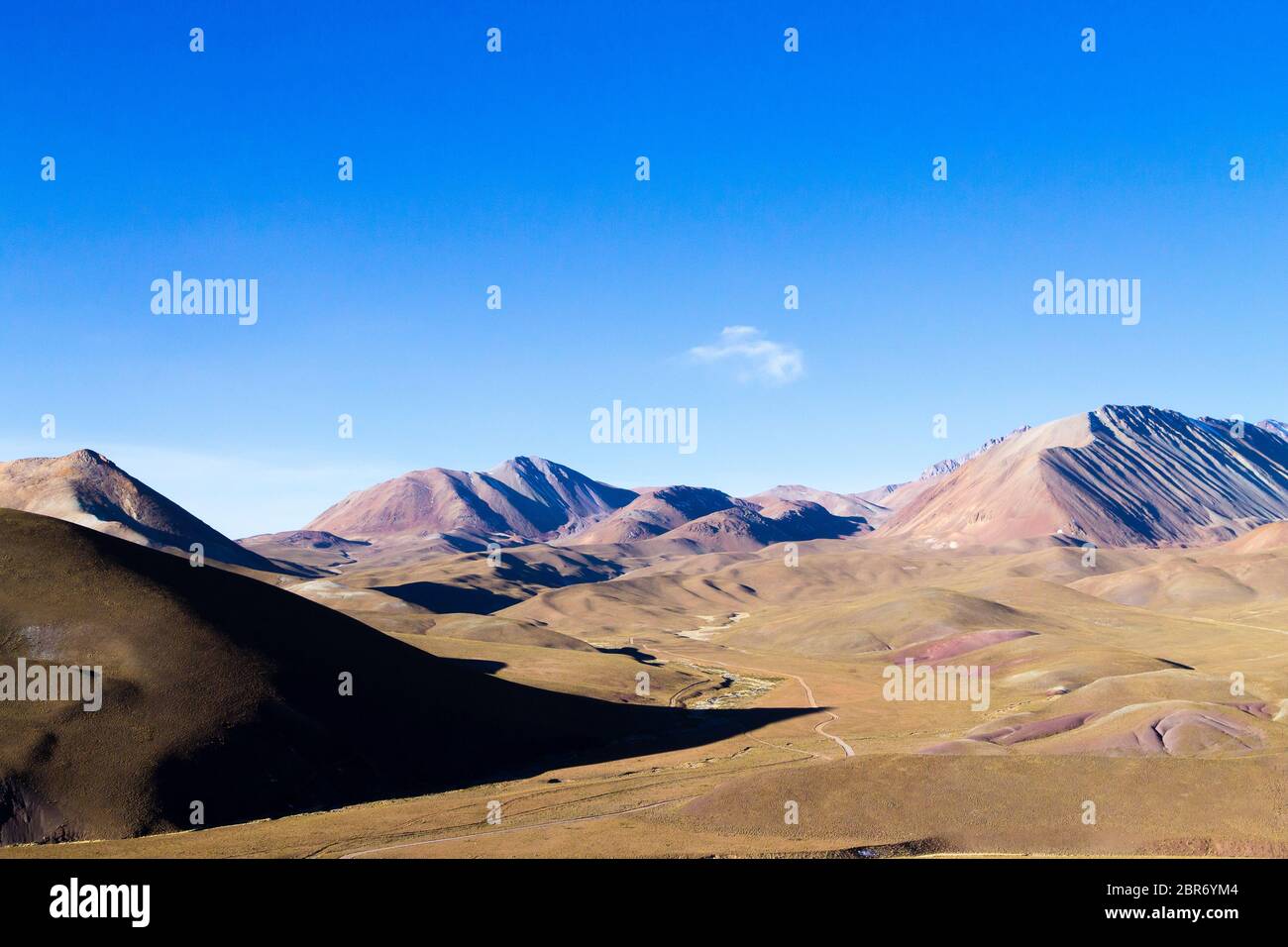 Bolivian mountains landscape,Bolivia.Andean plateau view Stock Photo ...