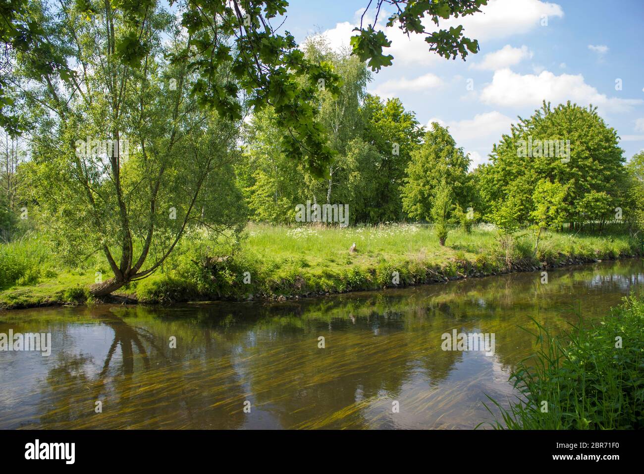 Niers River, Geldern, Germany Stock Photo - Alamy