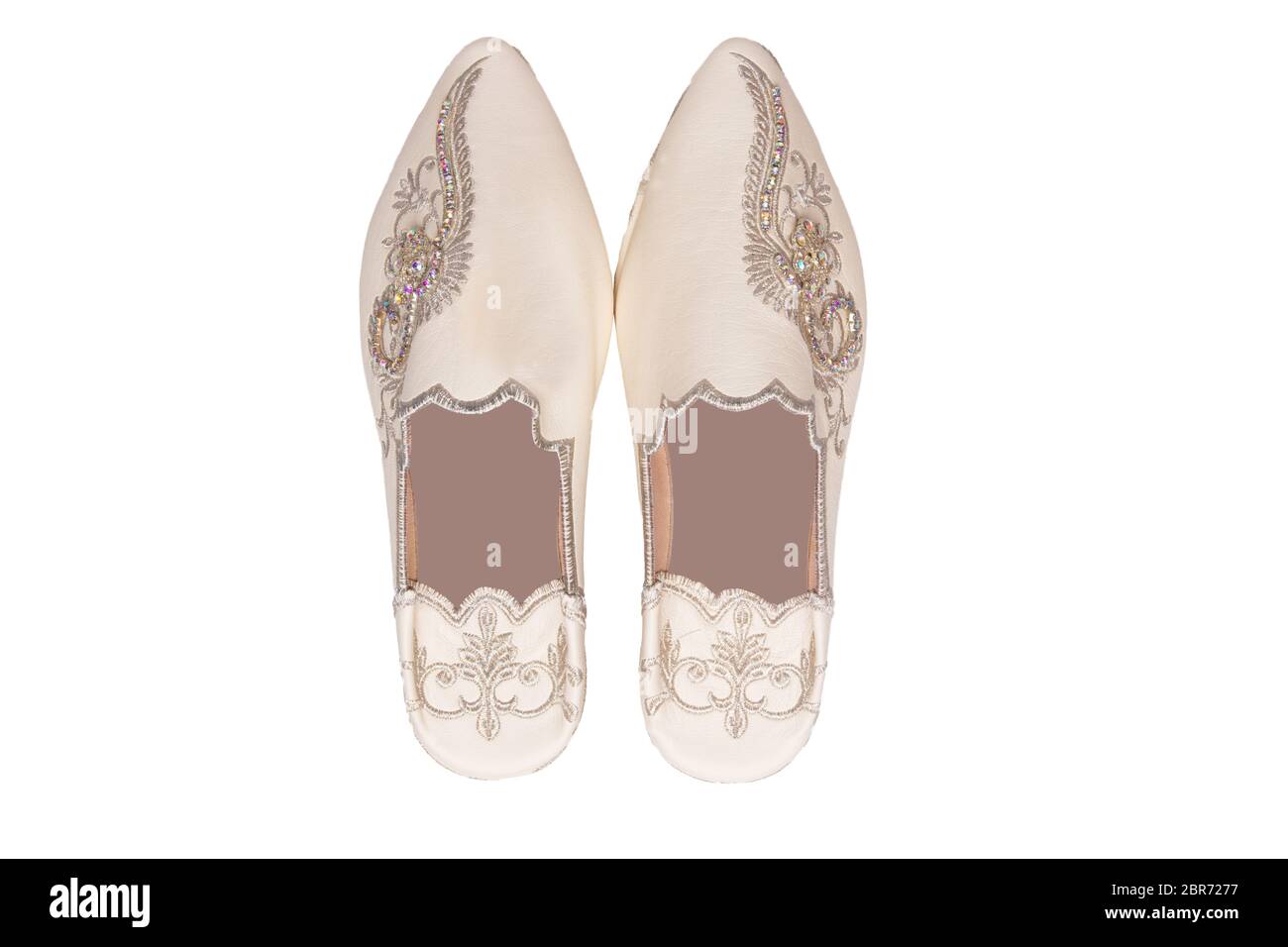 Morocco woman slippers Cut Out Stock Images & Pictures - Alamy