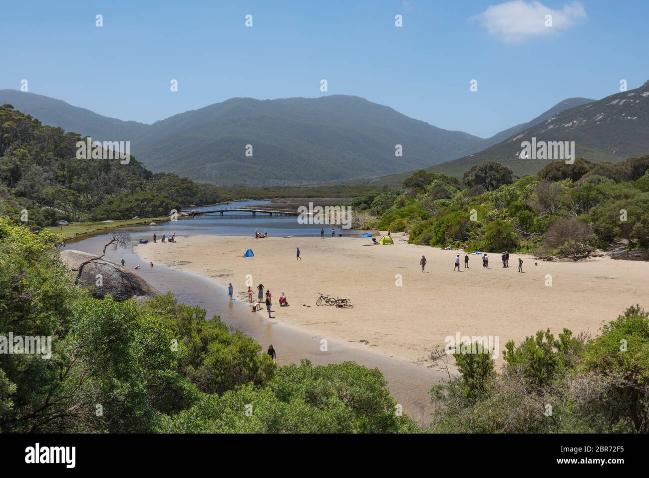The Tidal River on Wilsons Promontory National Park, Victoria ...