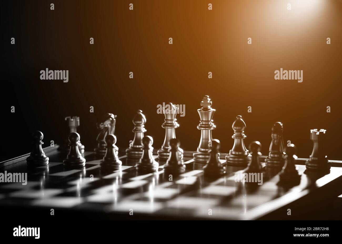 chess board game concept for competition and strategy Stock Photo - Alamy